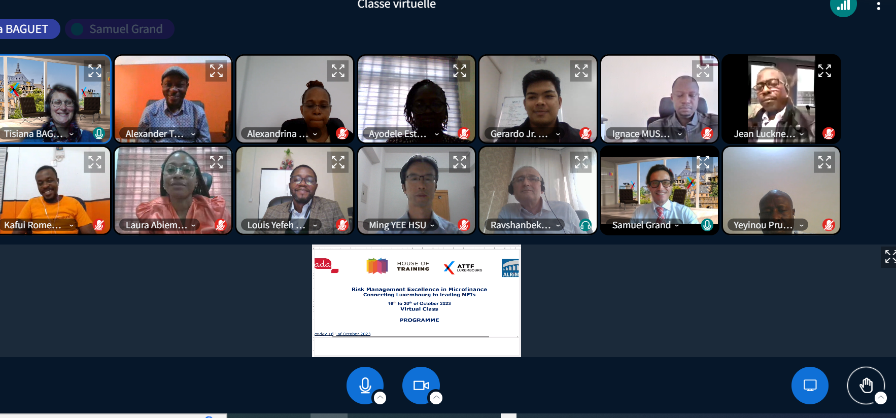 Microfinance institutions are trained in risk management | ATTF